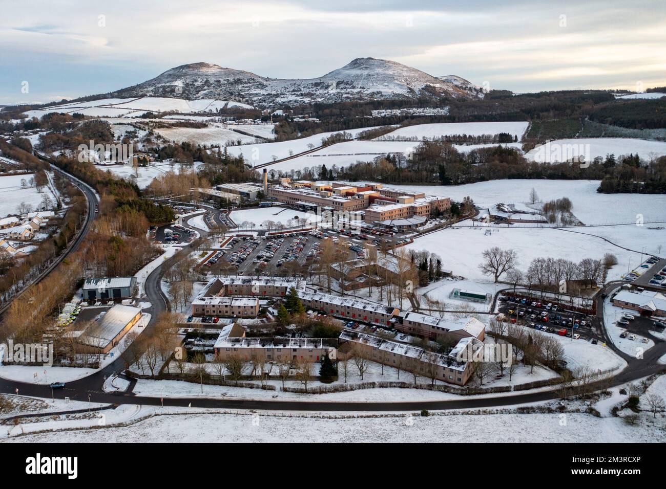 Borders general hospital aerial view hi-res stock photography and ...