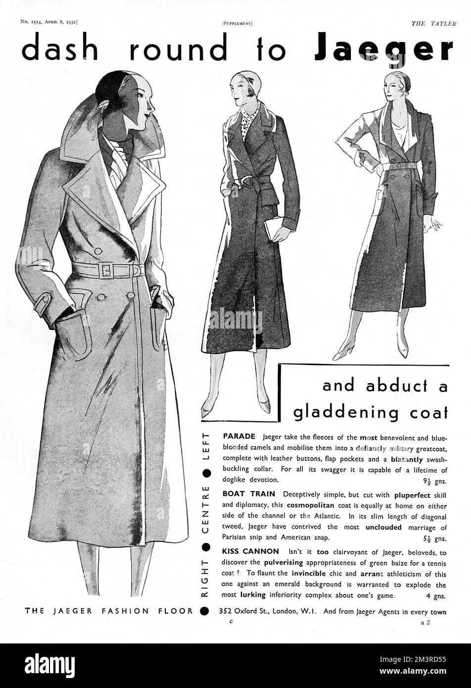 Advert jaeger hi-res stock photography and images - Alamy