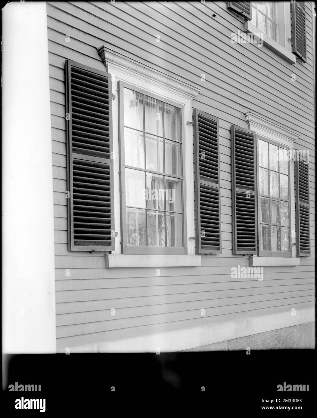 Salem, 19 Chestnut Street, exterior detail, windows, Reverend Charles ...