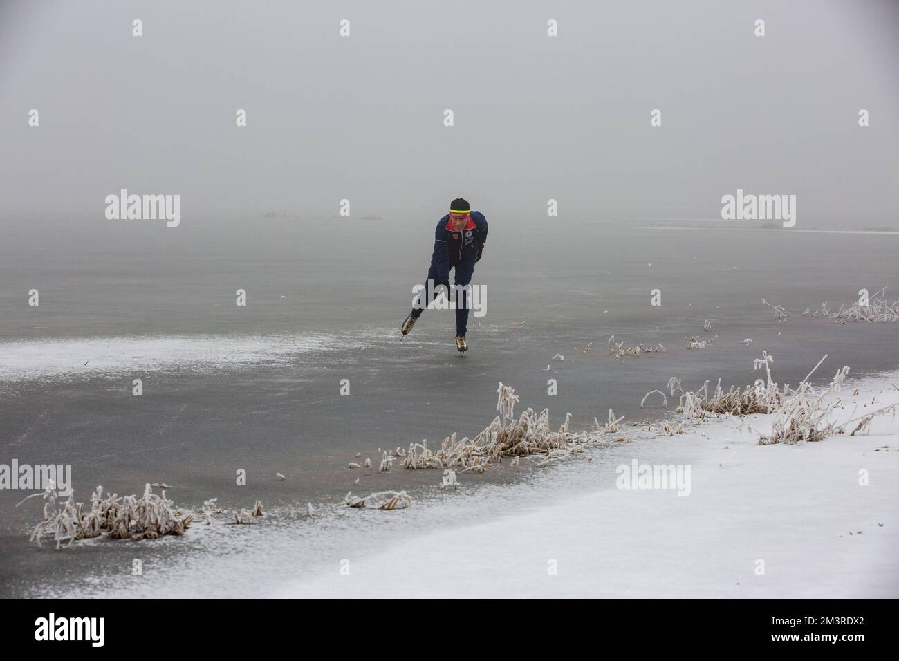 Picture dated December 13th shows Keith Tyler who has skated on the ...