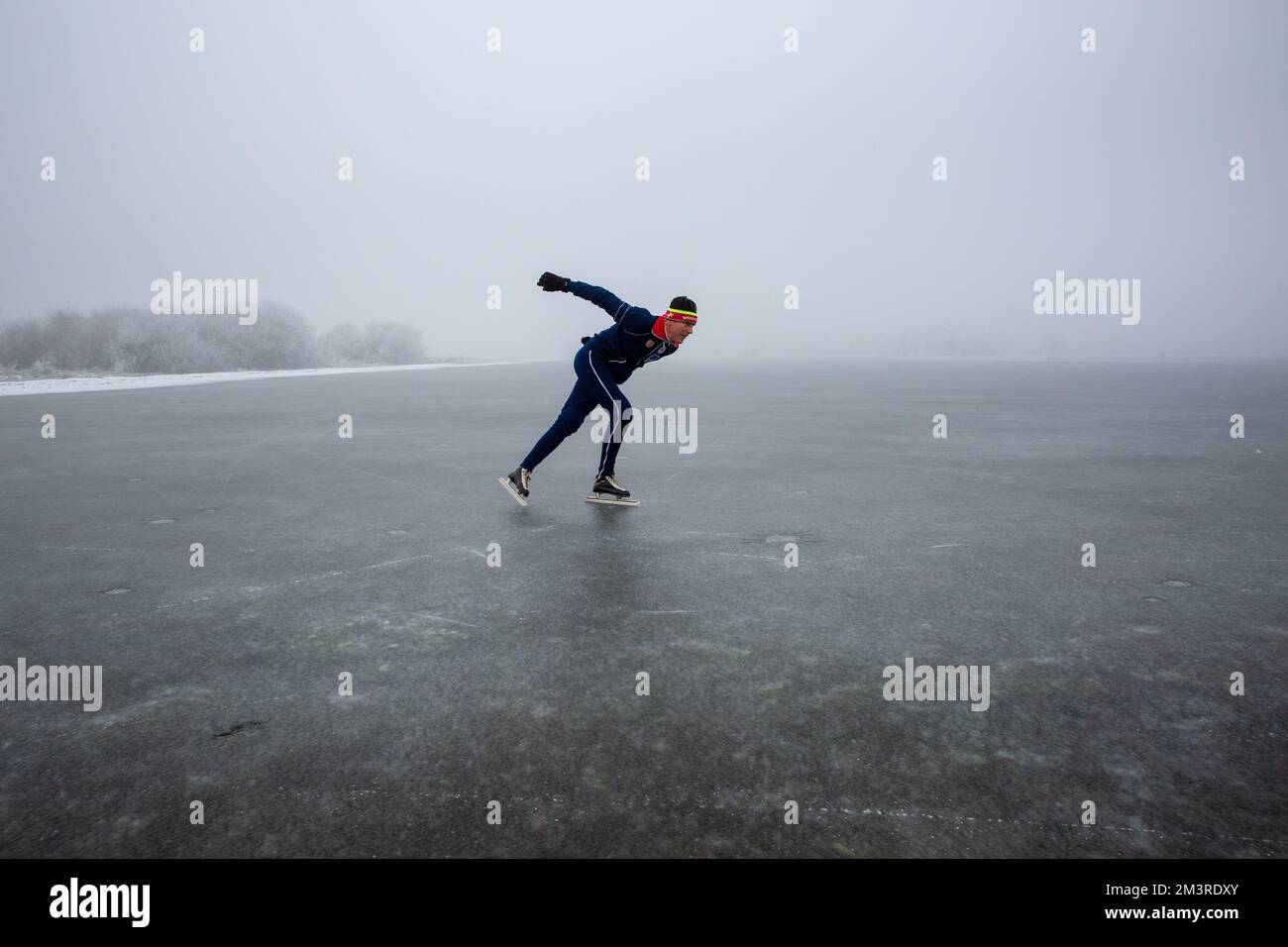 Picture dated December 13th shows Keith Tyler who has skated on the ...