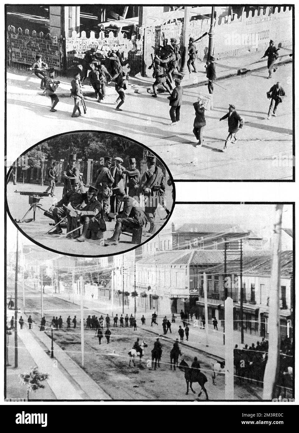Spanish general strike Stock Photo - Alamy