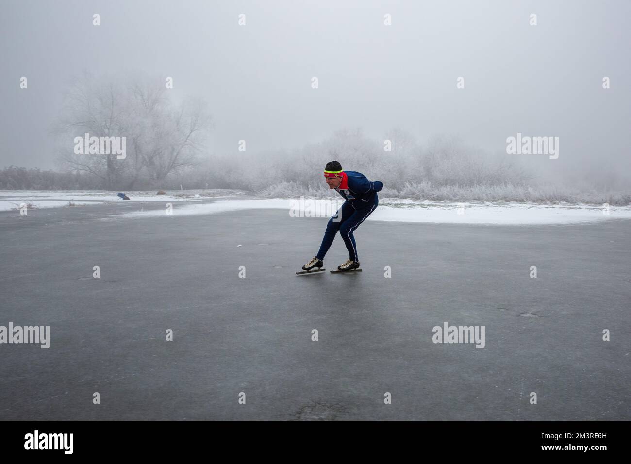 Picture dated December 13th shows Keith Tyler who has skated on the ...