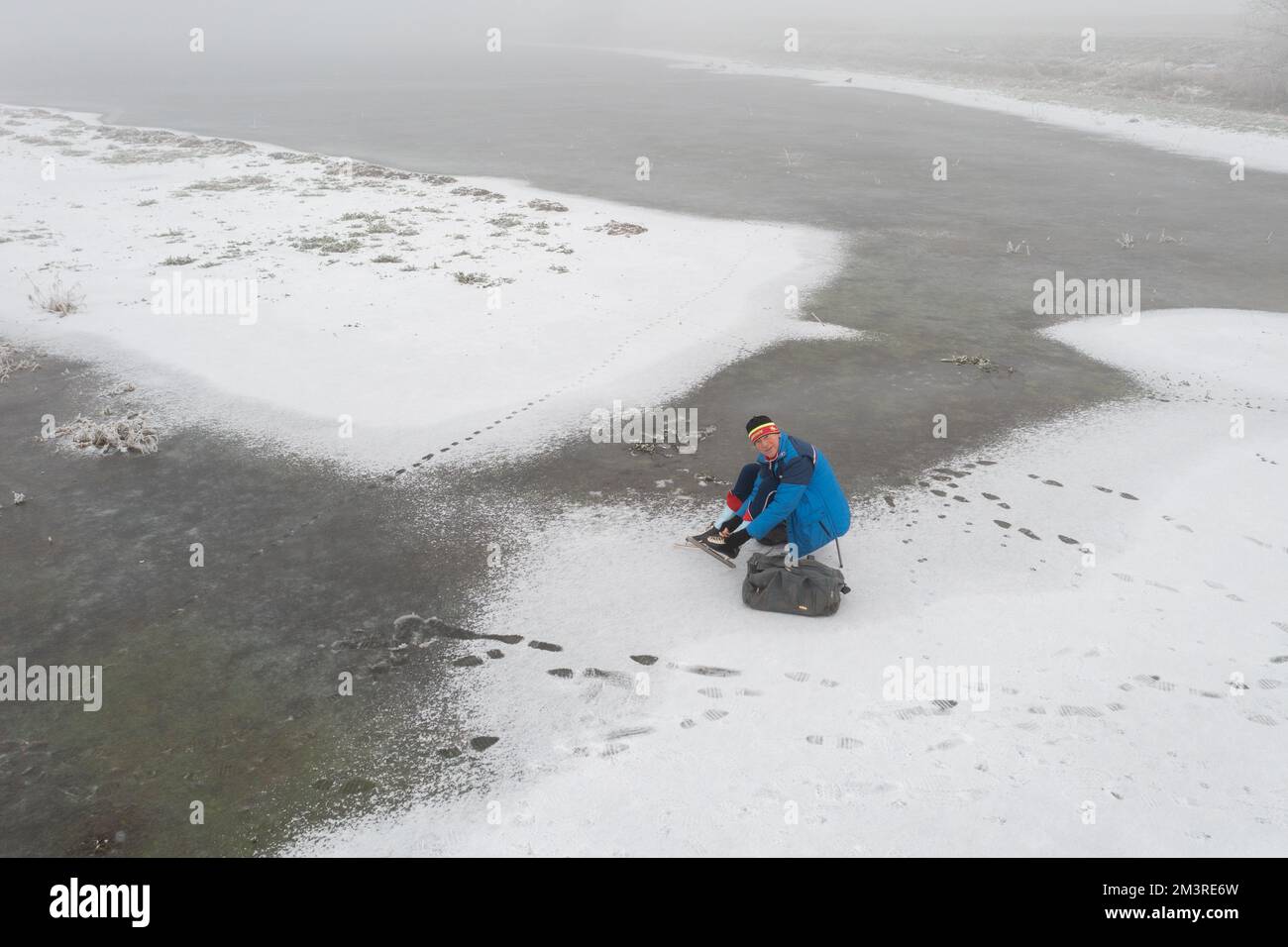Picture dated December 13th shows Keith Tyler who has skated on the ...