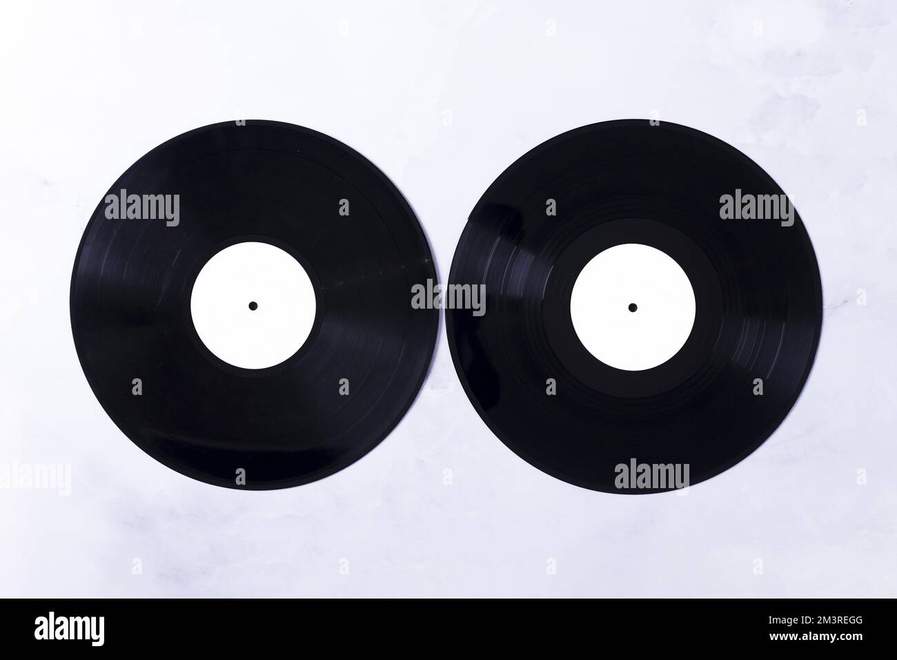 Top view vinyl disks. Resolution and high quality beautiful photo Stock ...