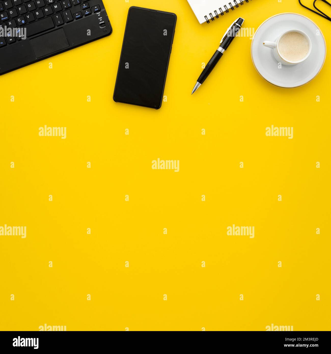 Top view work desk. Resolution and high quality beautiful photo Stock ...