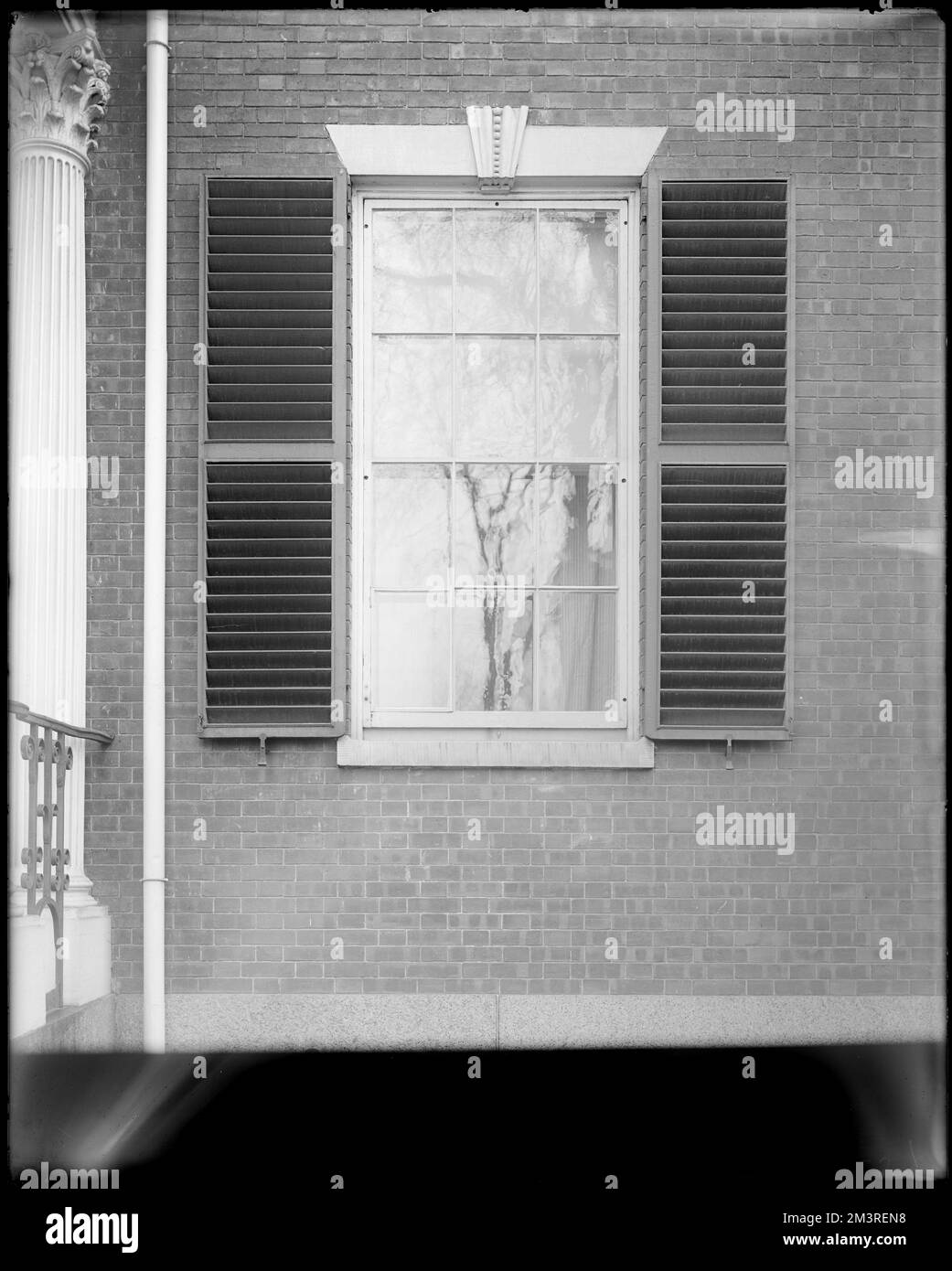 Salem, 27 Chestnut Street, exterior detail, window, Dudley L. Pickman ...