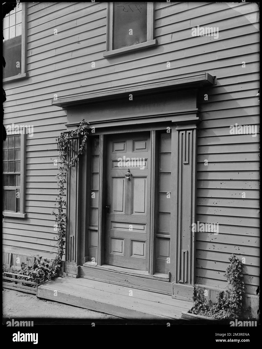 Door window north house Black and White Stock Photos & Images - Alamy