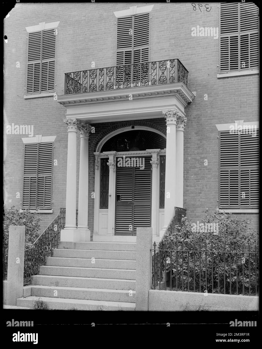 Salem, 29 Washington Square, exterior detail, door, John Forrester ...