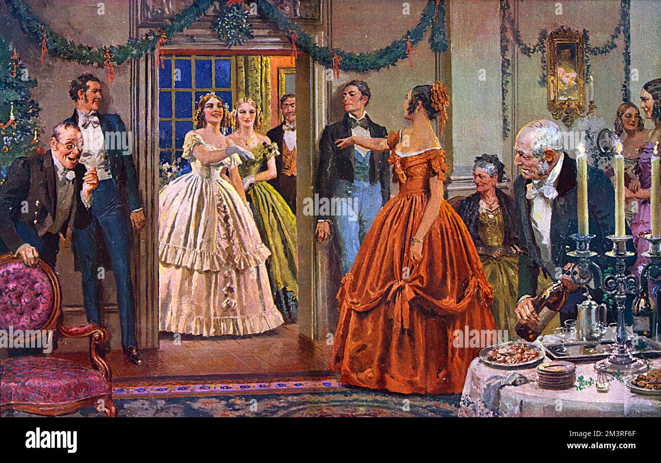 Great Expectations: The Dickens Christmas Spirit by Matania Stock Photo ...
