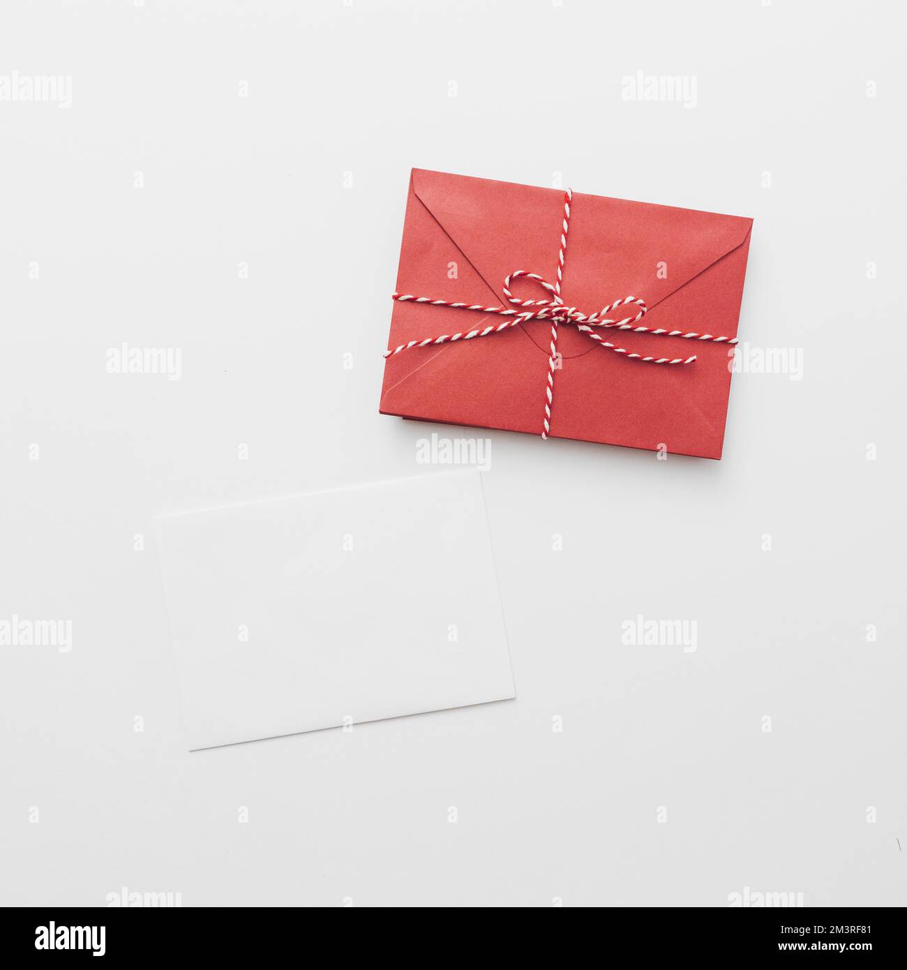 White paper with red envelope. Resolution and high quality beautiful ...