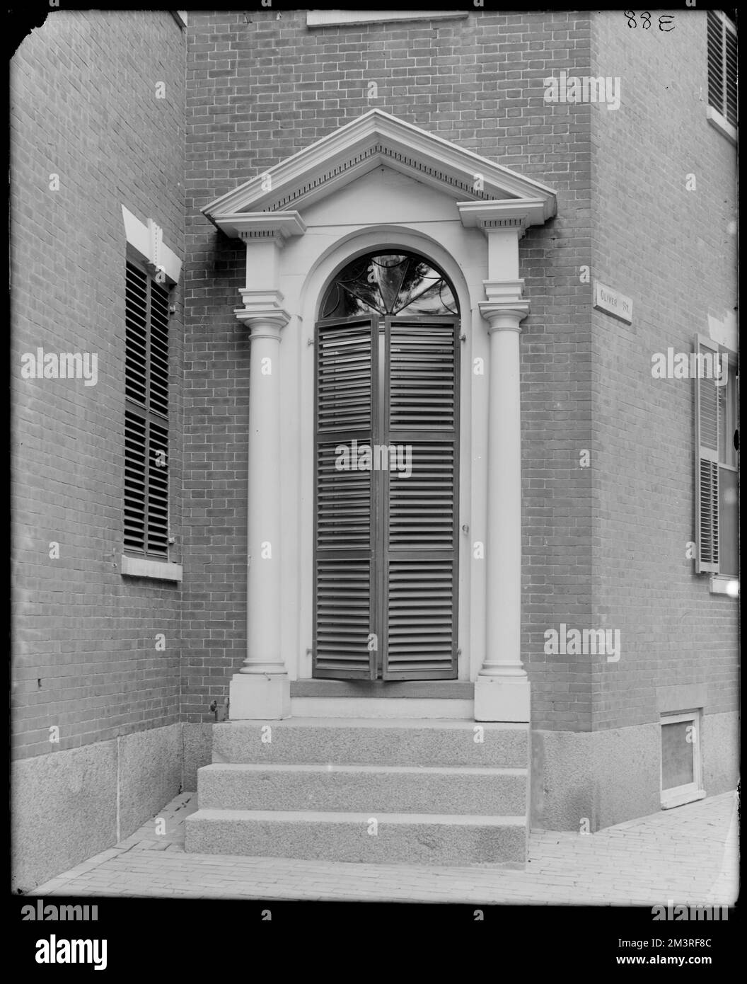Salem, 31 Washington Square, exterior detail, door, George R. Lord ...