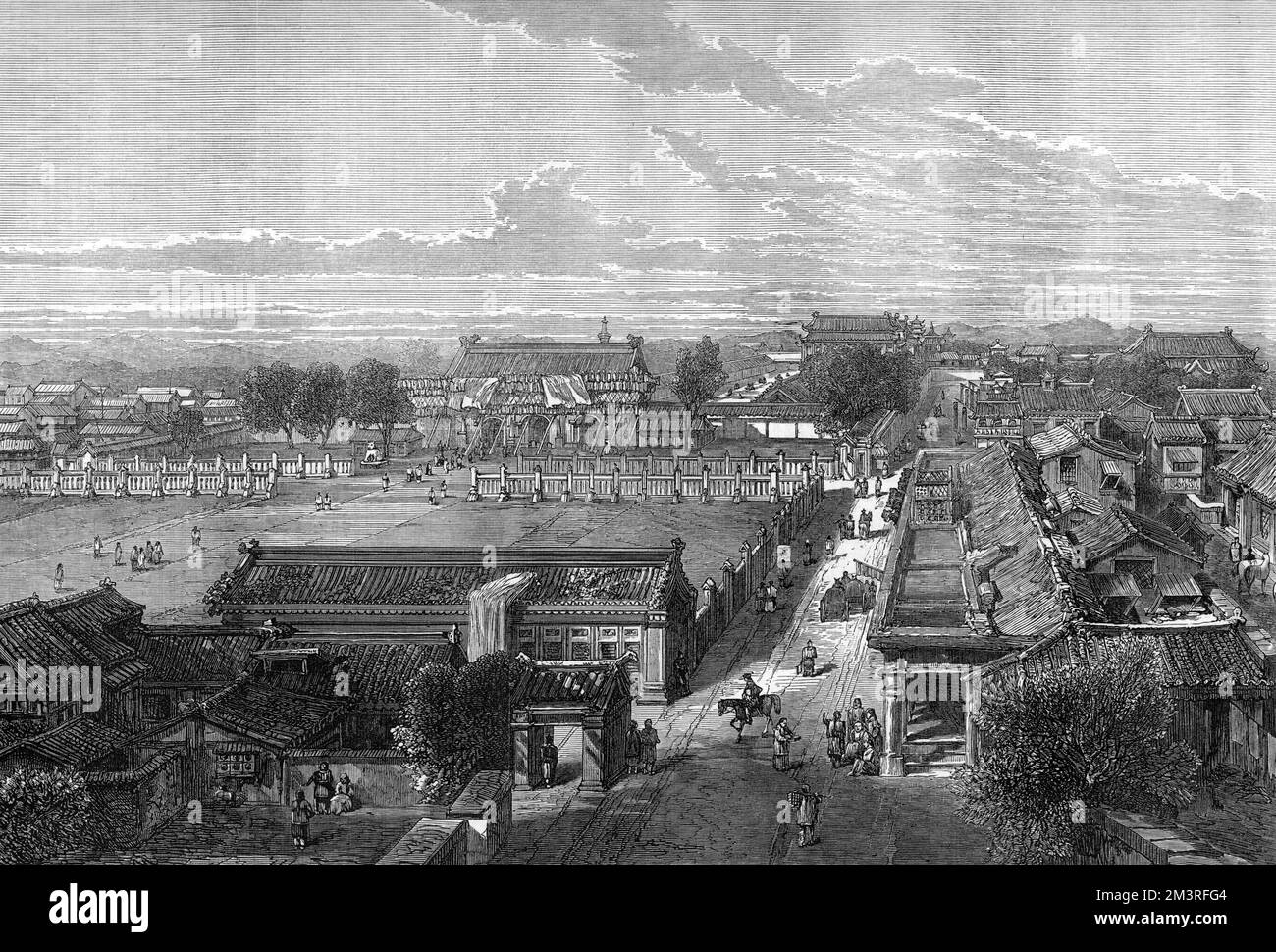 The Chinese Imperial Marriage: the Imperial Palace, Pekin. Arrangements ...