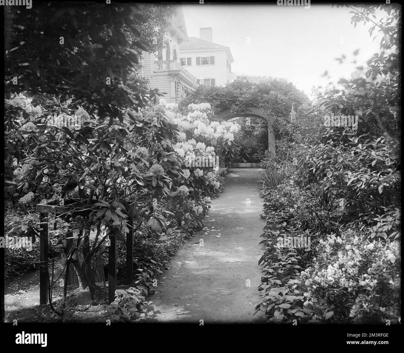 Salem, 314 Essex Street, views, garden of Judge Joseph B.F. Osgood ...