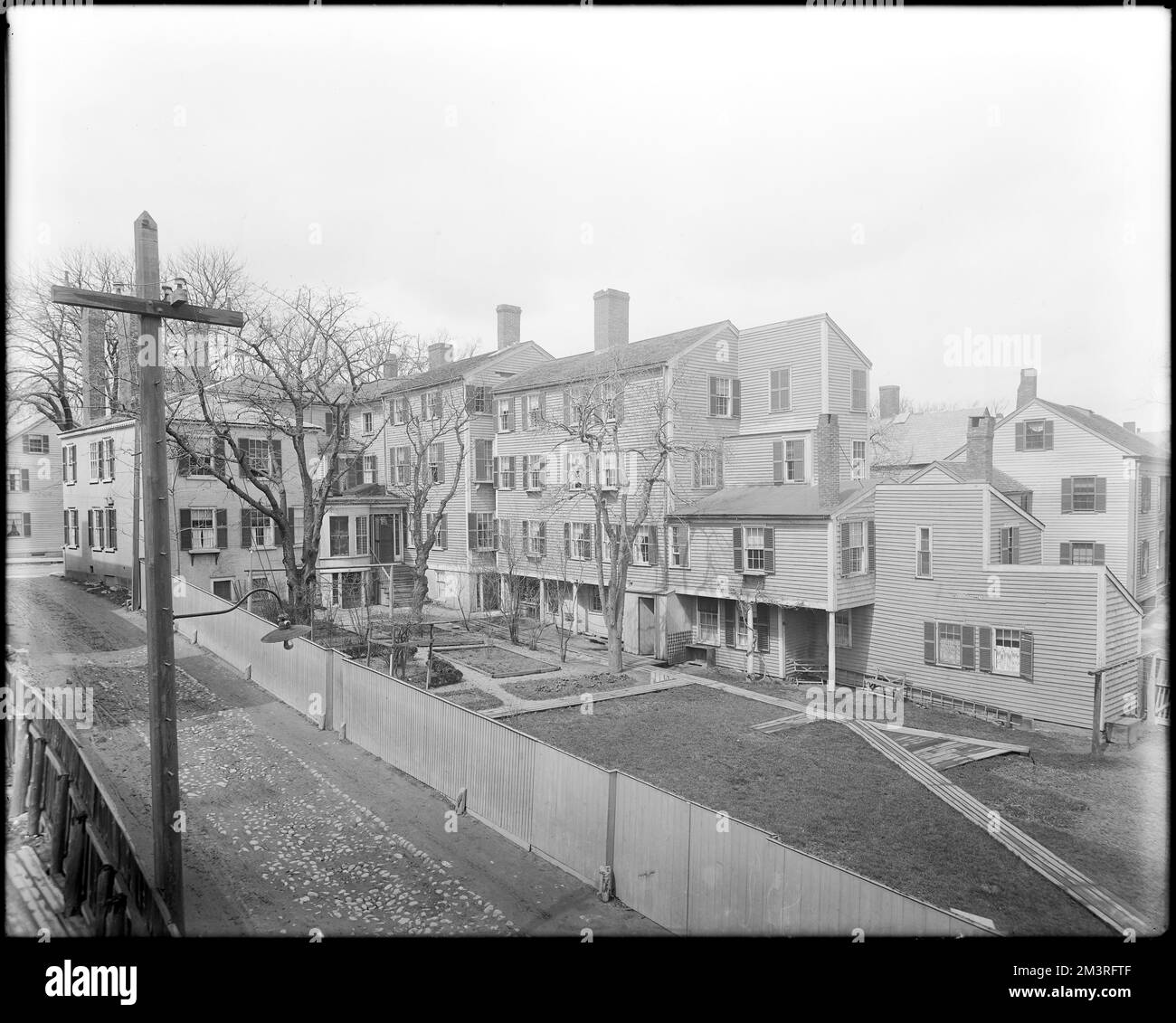 Salem, 33 Summer Street, Doyle house, rear , Houses, Backyards. Frank ...