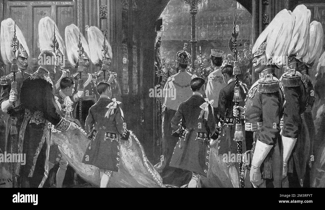 State Opening of Parliament, 1913 Stock Photo - Alamy