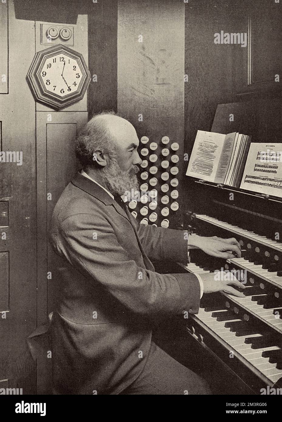 Sir George Martin, organist Stock Photo - Alamy