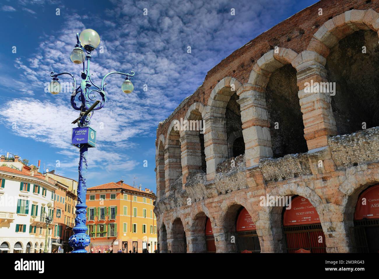 Verona, Italy - September 19, 2022: Visiting the Verona Arena, a Roman ...
