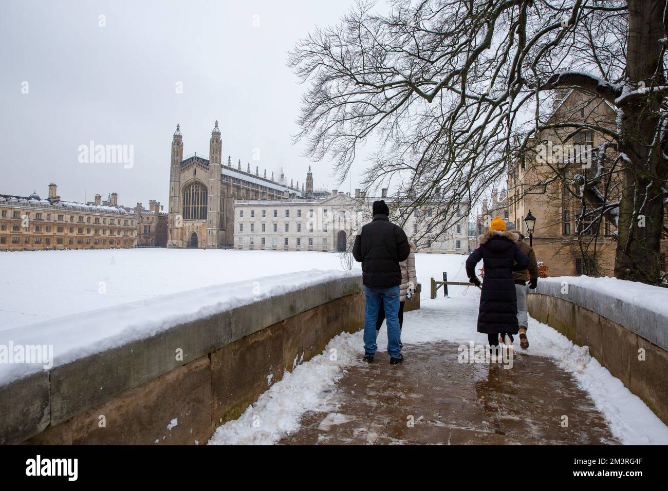 Picture dated December 12th shows King’s College Chapel in Cambridge on ...