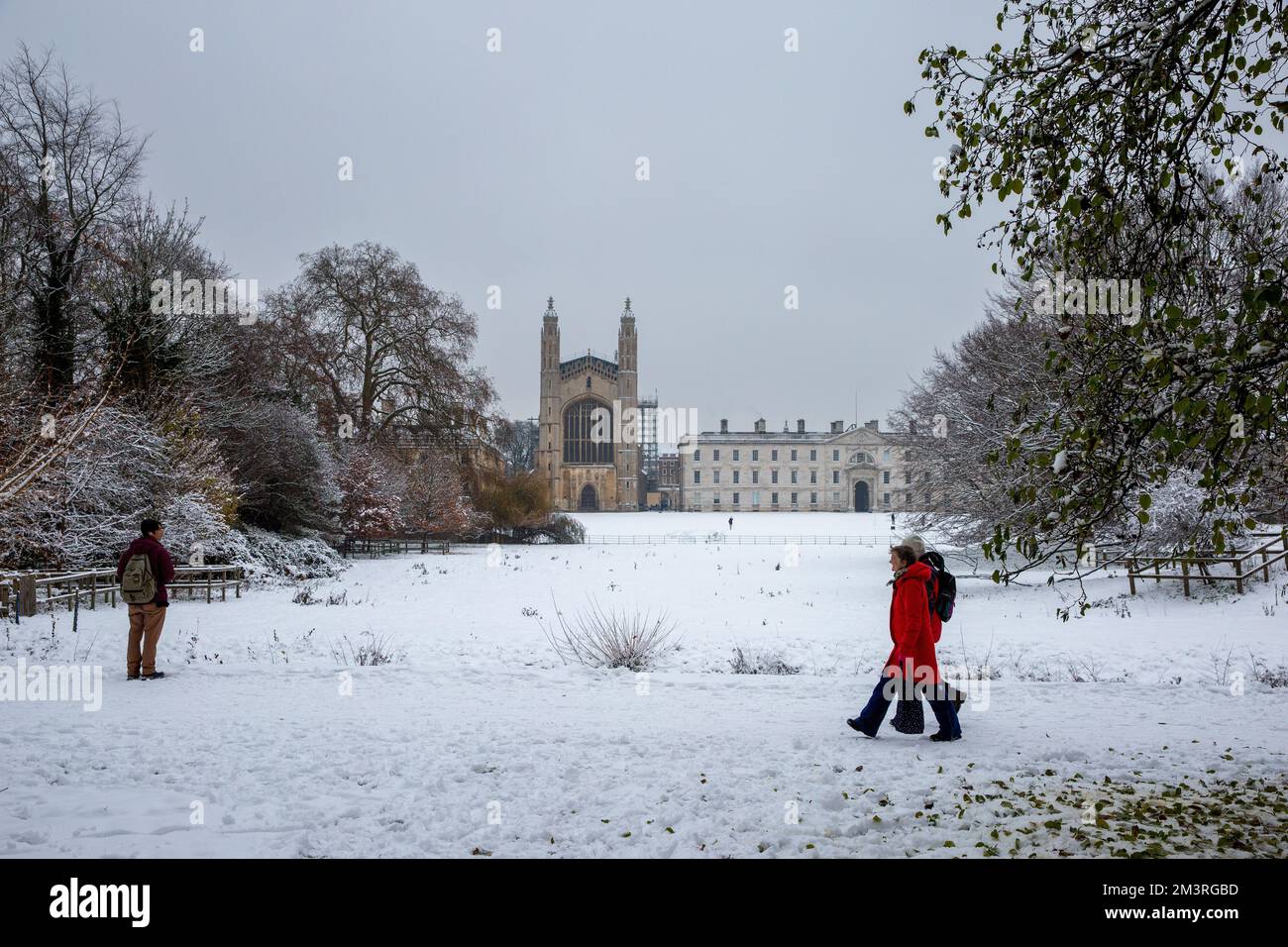 Picture dated December 12th shows people taking photos of King’s ...