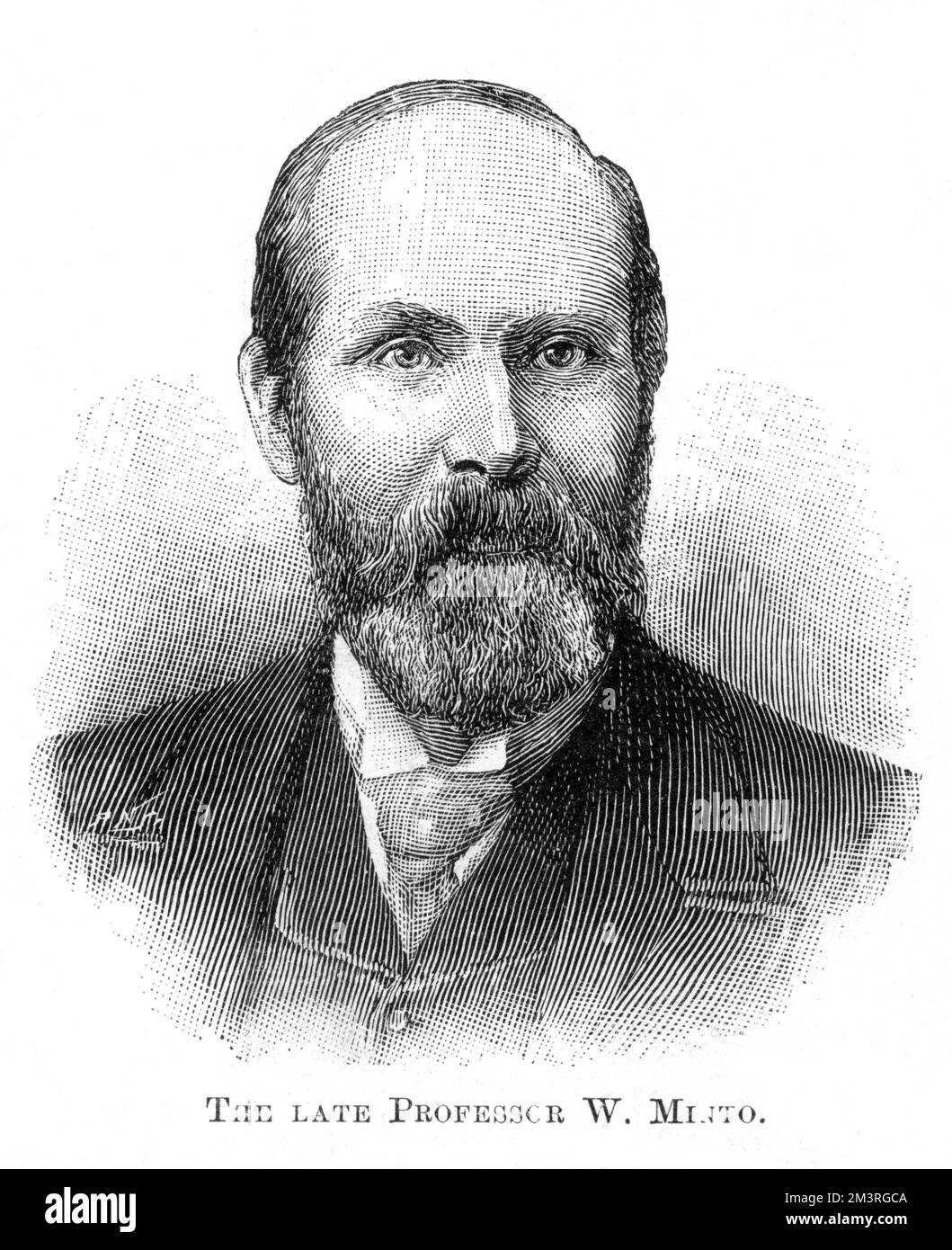 Professor William Minto Stock Photo - Alamy