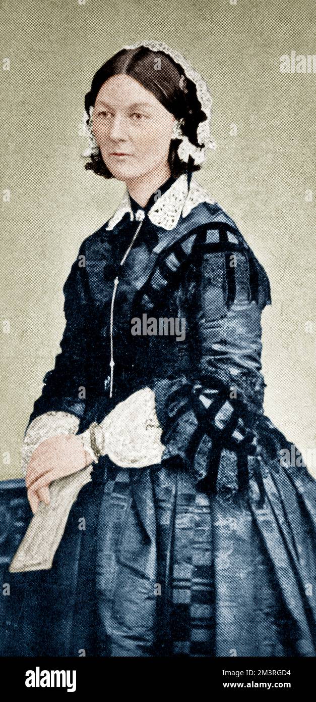 Florence Nightingale - Pioneer of Nursing Techniques Stock Photo - Alamy