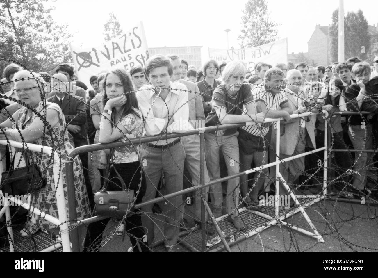 Election campaign appearances in 1969 by the radical right-wing NPD ...
