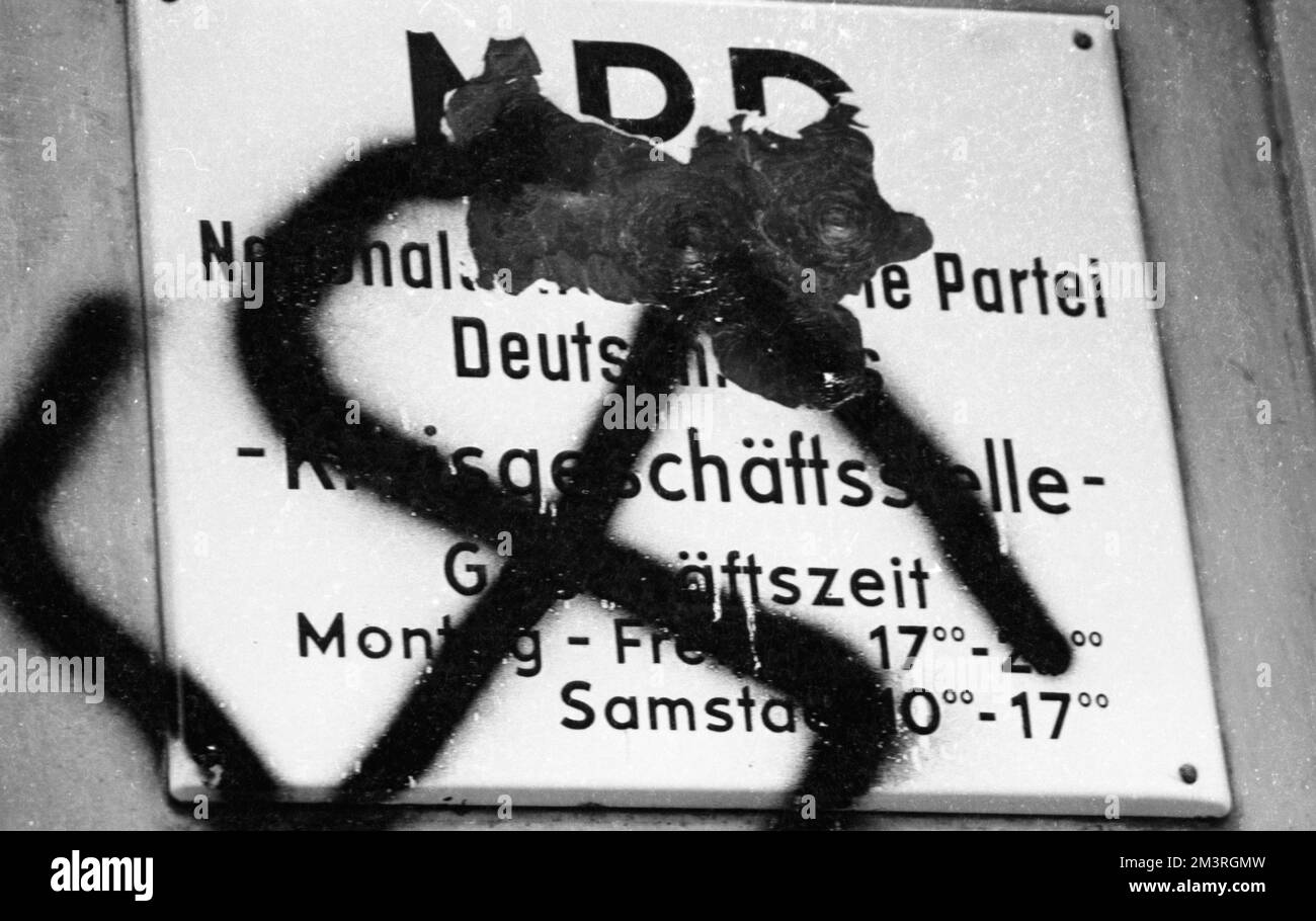 Election campaign appearances in 1969 by the radical right-wing NPD ...