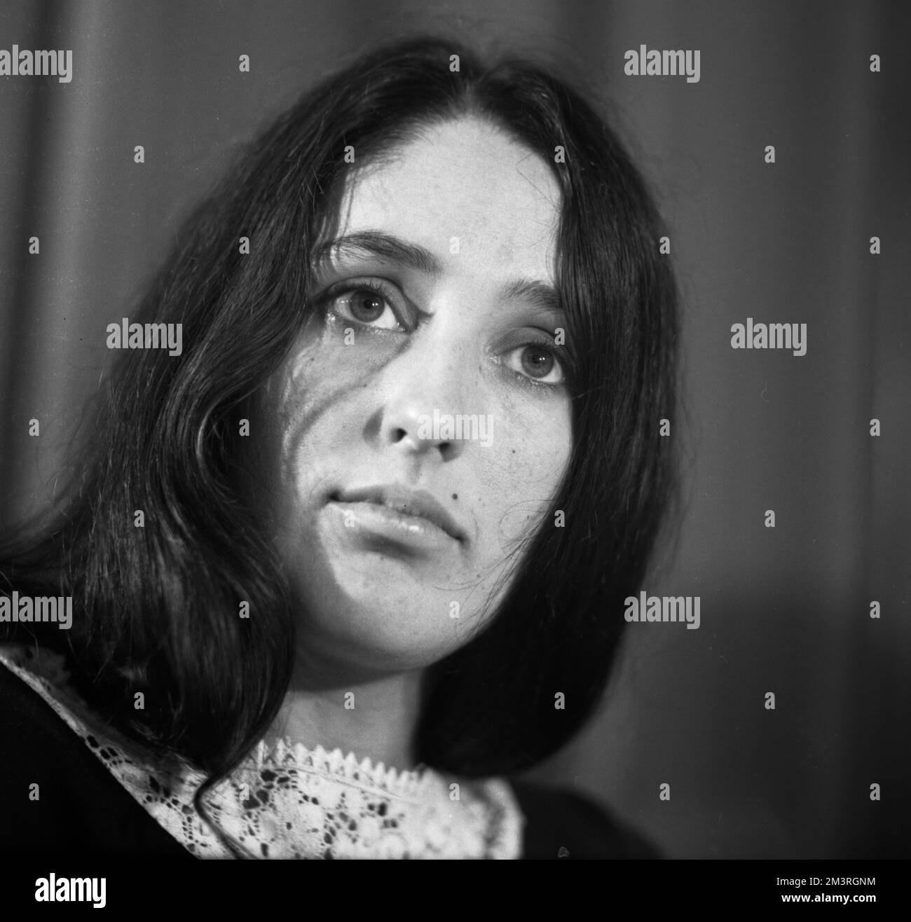 The presence and performance of US singer Joan Baez, here at the Easter ...