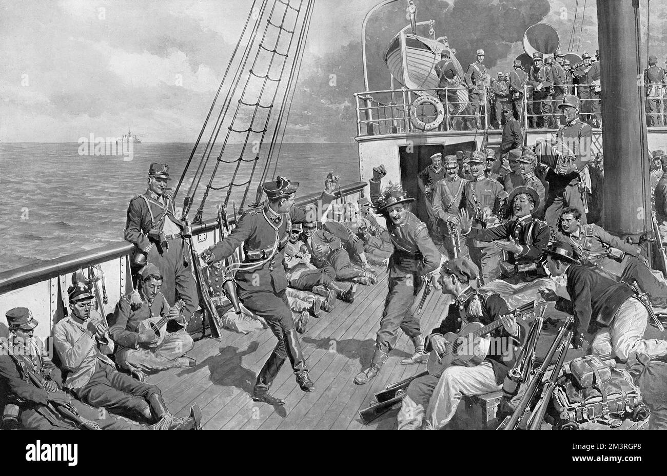 Italian war ship Black and White Stock Photos & Images - Alamy