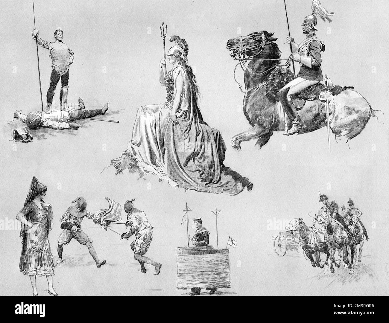 Royal life guards in Black and White Stock Photos & Images - Alamy