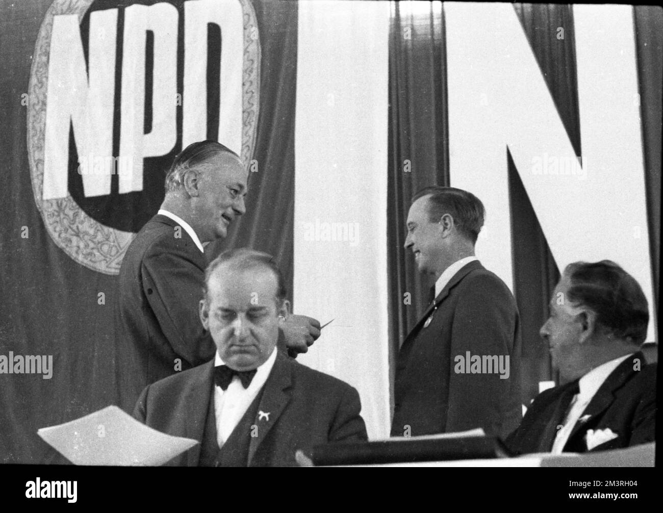 The party congress of the radical right-wing NPD (National Democratic ...