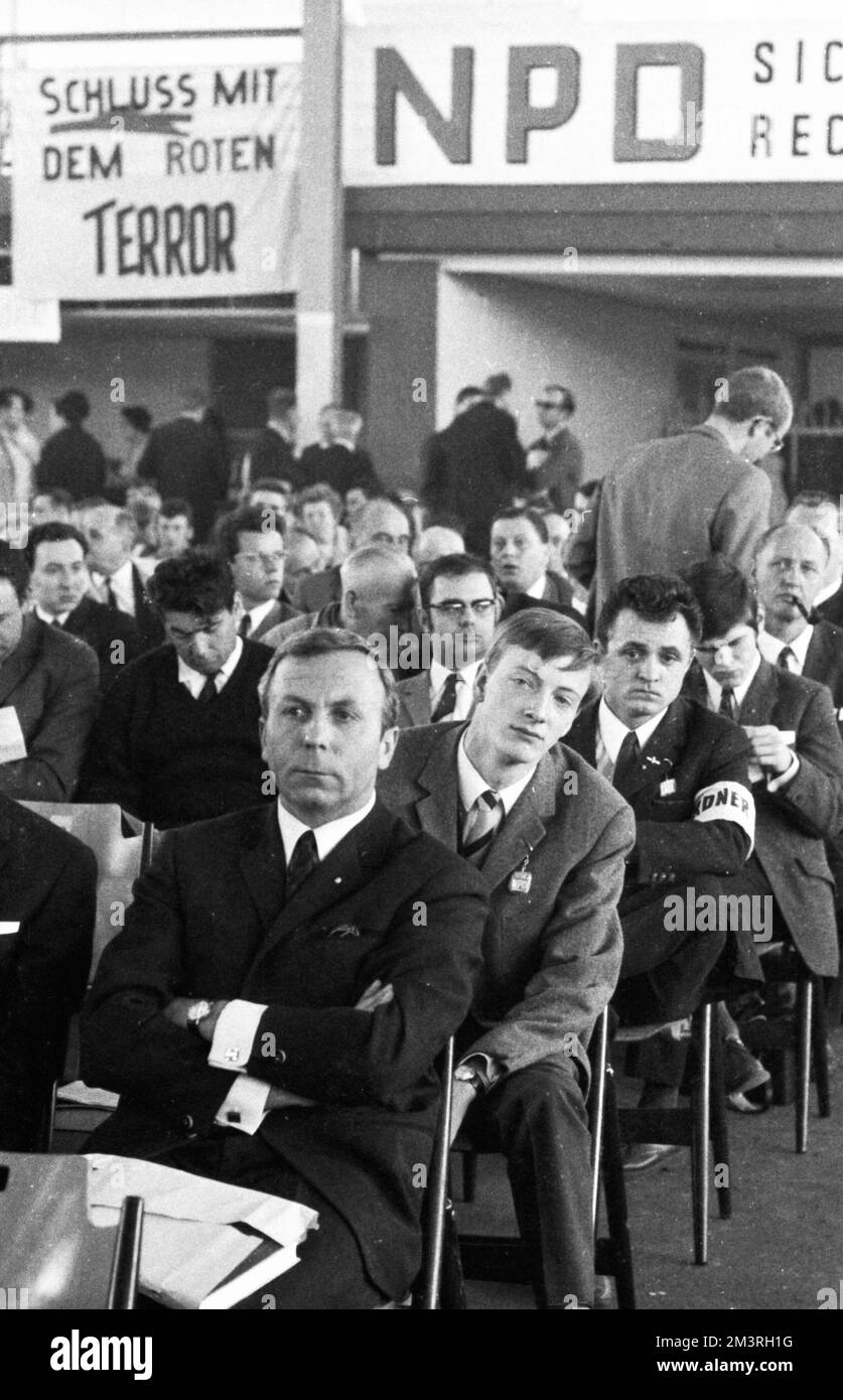 The party congress of the radical right-wing NPD (National Democratic ...