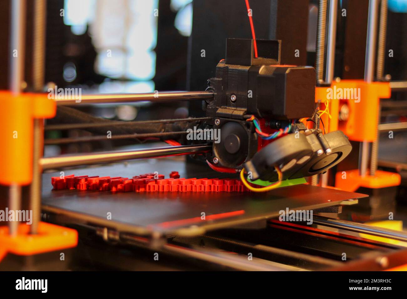 3D printer, printing of plastic parts, production Stock Photo - Alamy