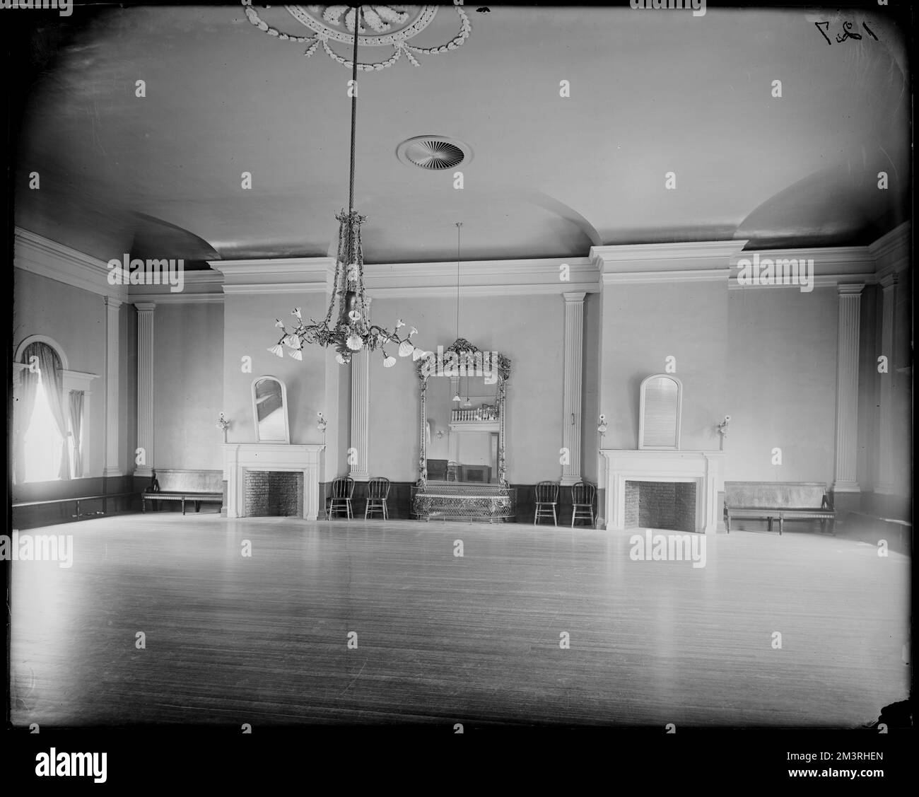 Salem, 7 Cambridge Street, interior of Hamilton Hall , Houses ...