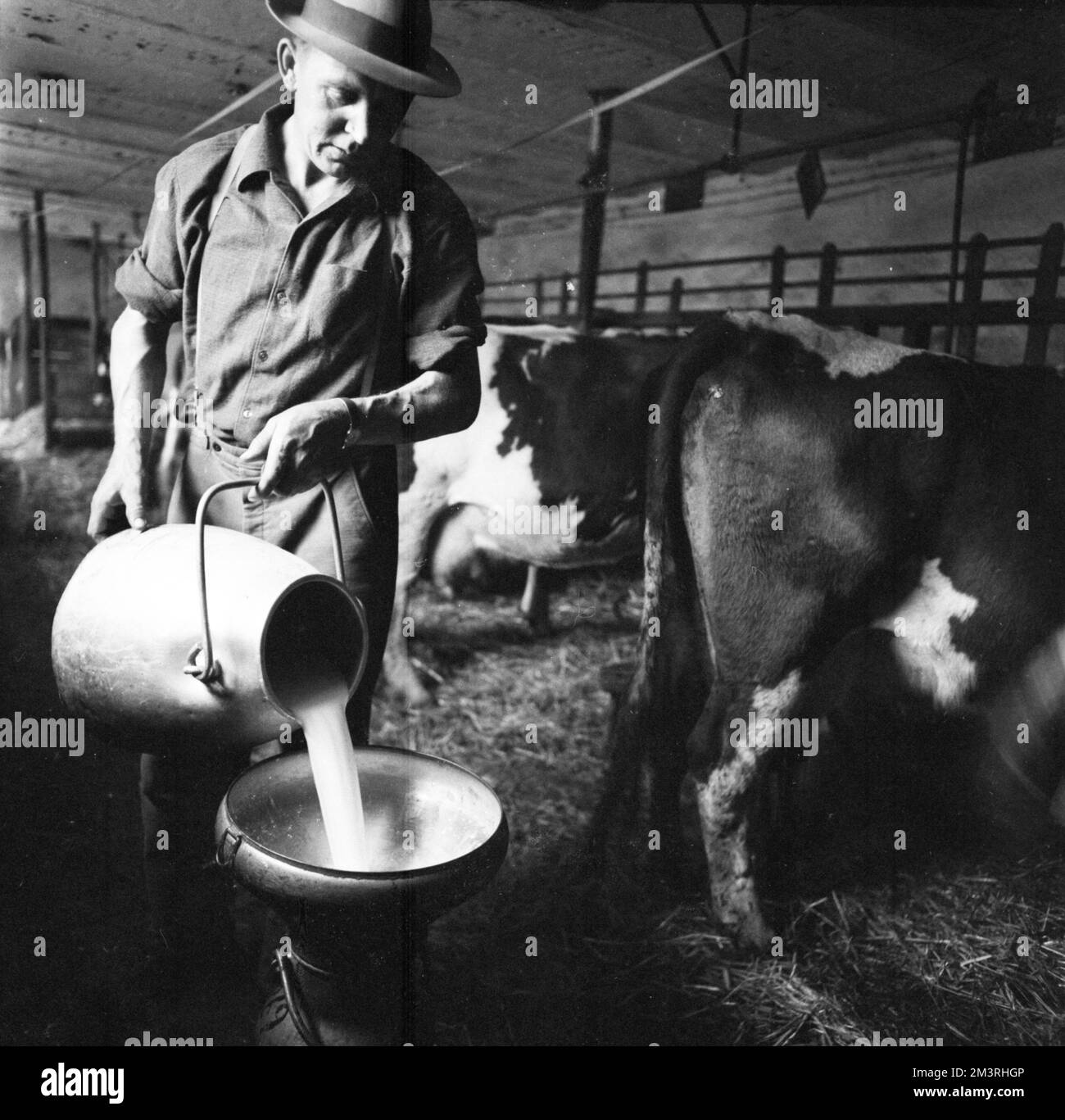 Farmer in Sauerland ca. 1966, Germany Stock Photo - Alamy