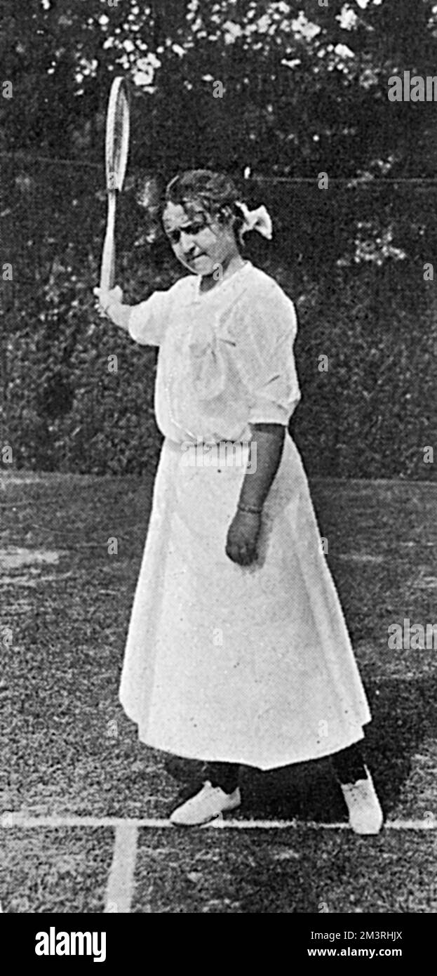 May Sutton Bundy, American tennis player Stock Photo - Alamy