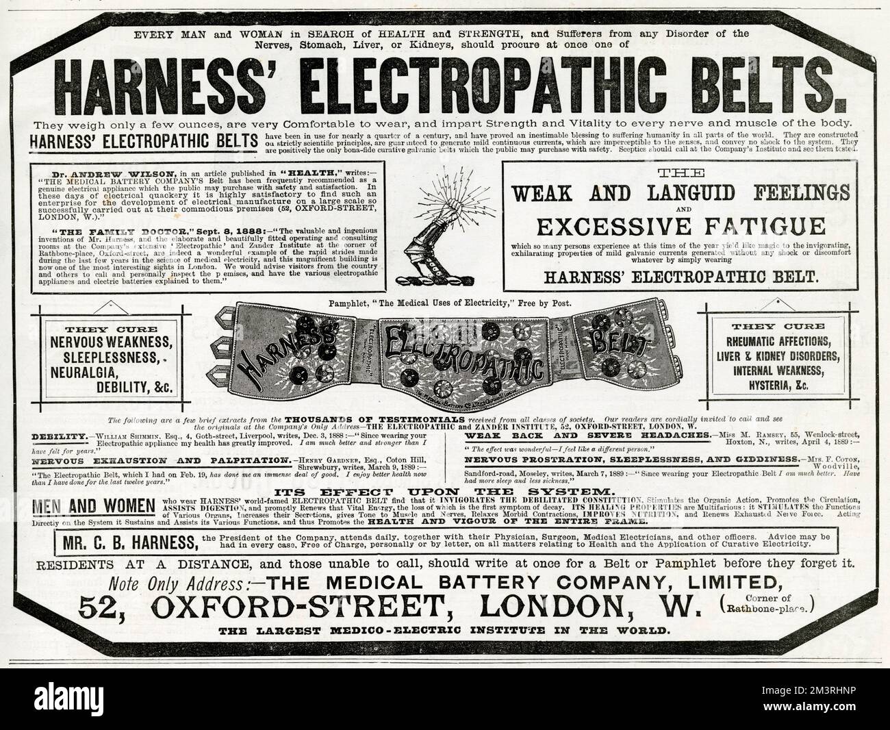 Victorian corset advertisement hi-res stock photography and images - Alamy