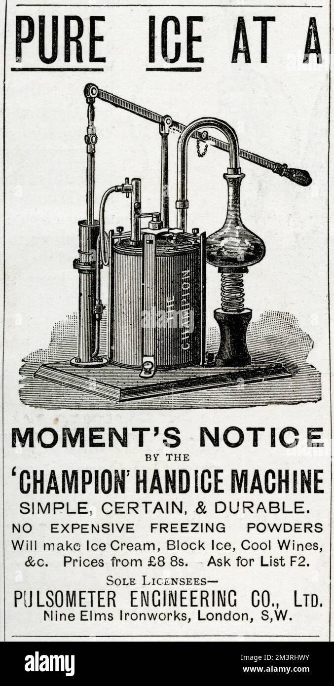 Champion ice machine hi-res stock photography and images - Alamy