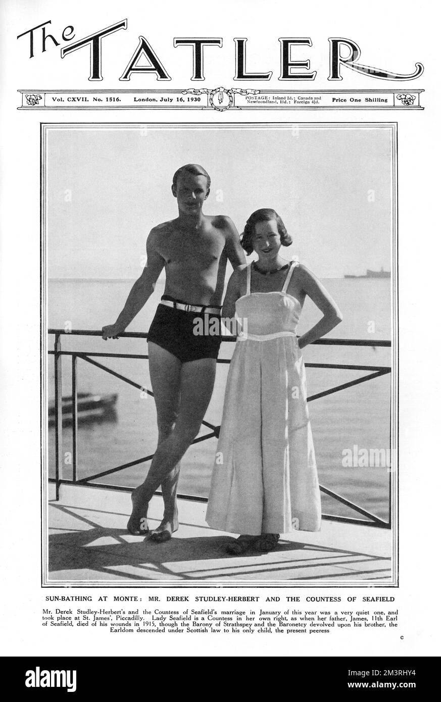 Countess of seafield hi-res stock photography and images - Alamy