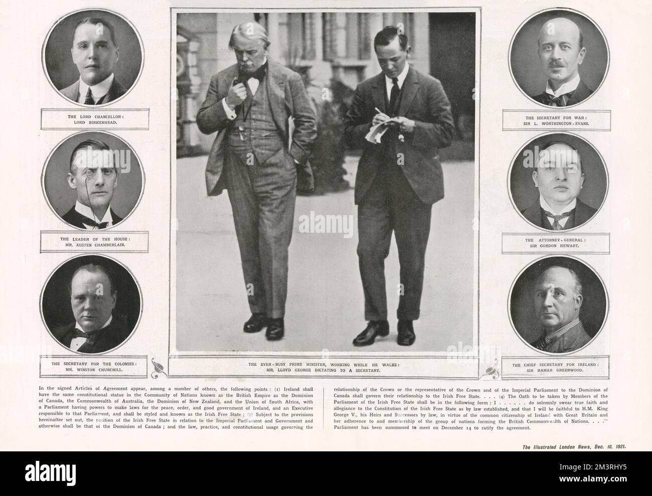 Anglo irish treaty 1921 hi-res stock photography and images - Alamy