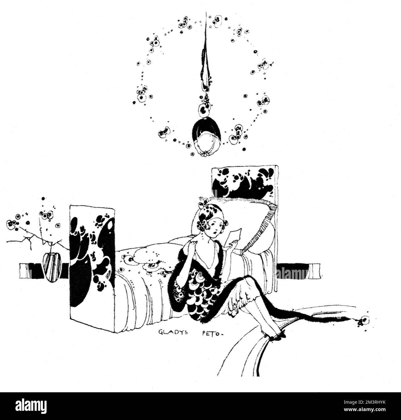 Reading a letter Cut Out Stock Images & Pictures - Alamy