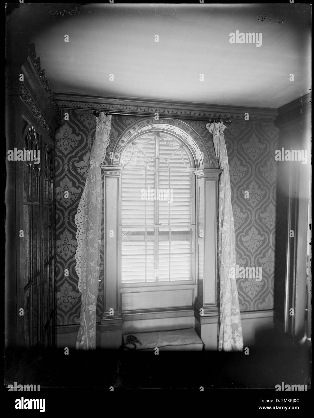 Salem, 80 Federal Street, interior detail, window, Jerathmeel Peirce ...