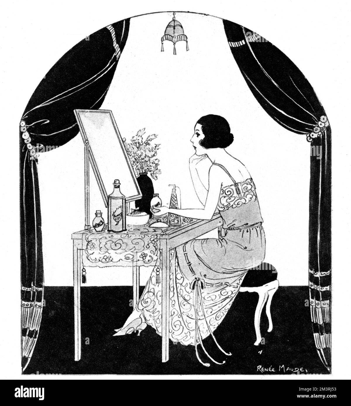 Woman dressing table history Cut Out Stock Images & Pictures - Alamy