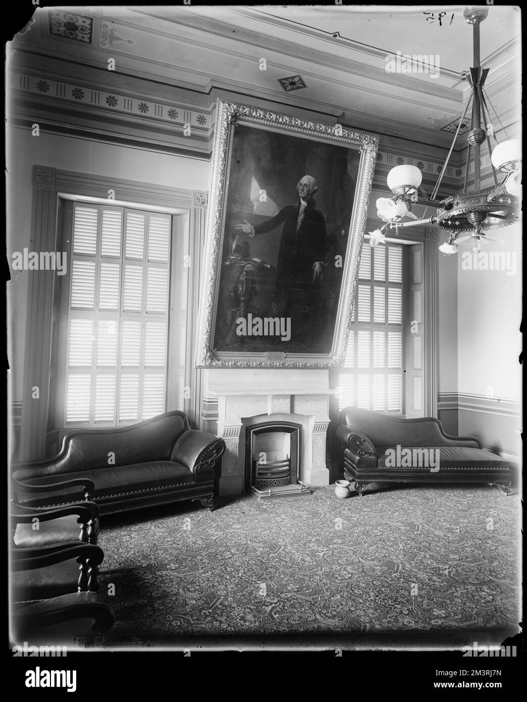 Salem, 93 Washington Street, City Hall, Aldermanic Chamber , City ...