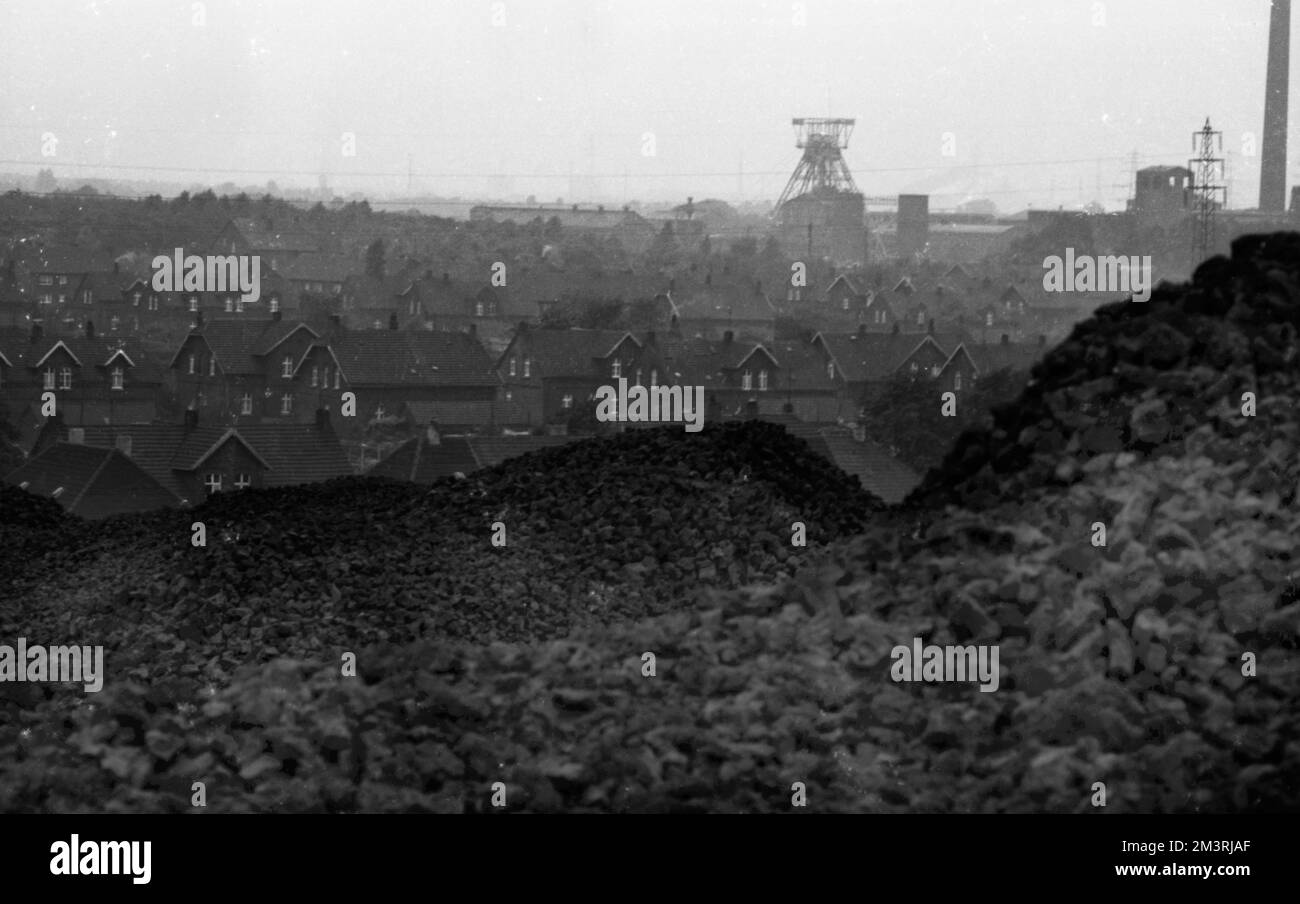 Closed collieries, colliery ruins, and coal dumps dominated the image ...