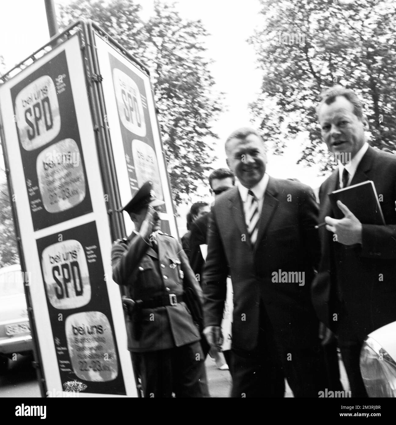 The district party conference of the SPD, here on 23. 5. 1965 in ...