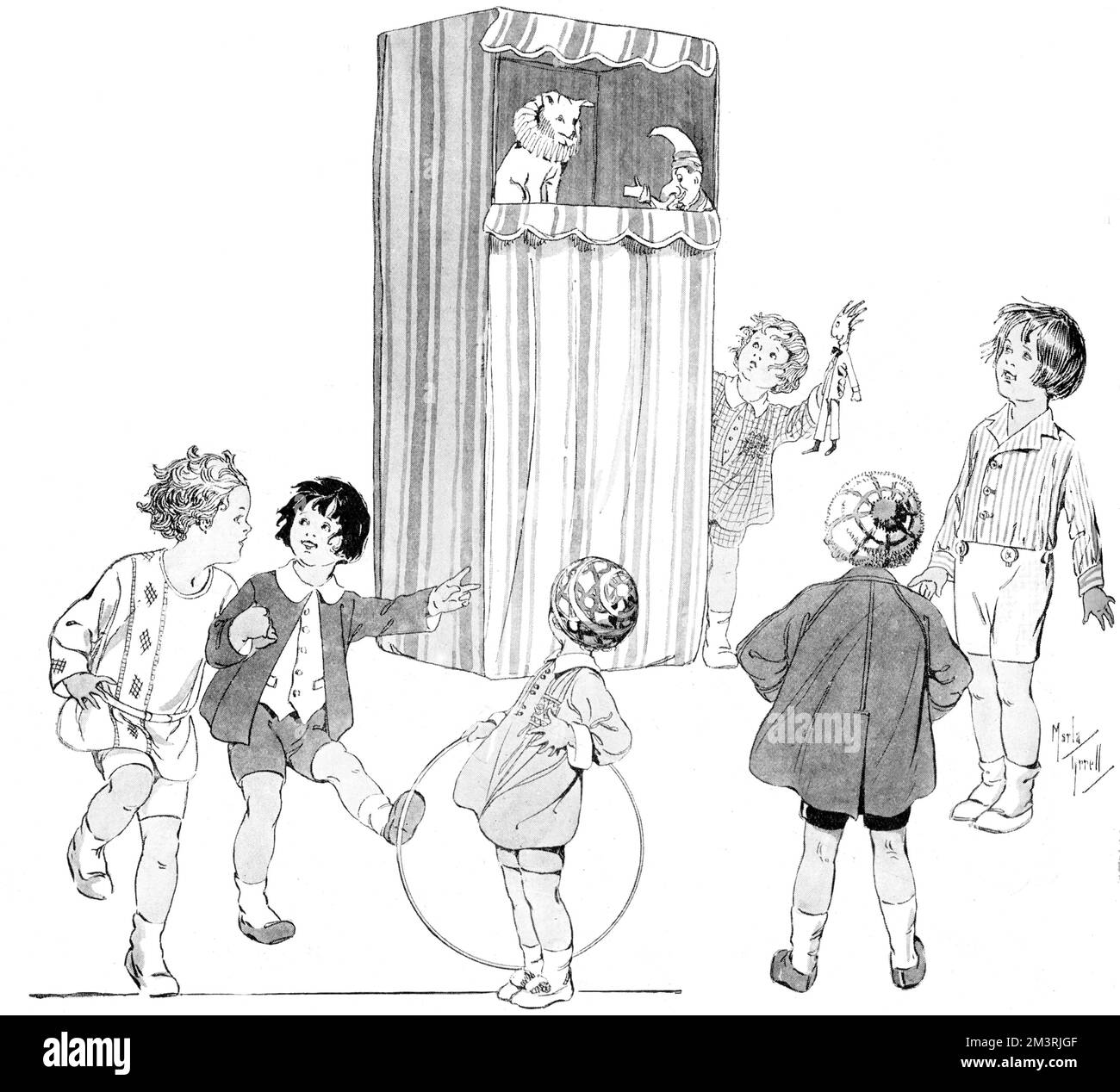 Punch judy puppet show Cut Out Stock Images & Pictures - Alamy