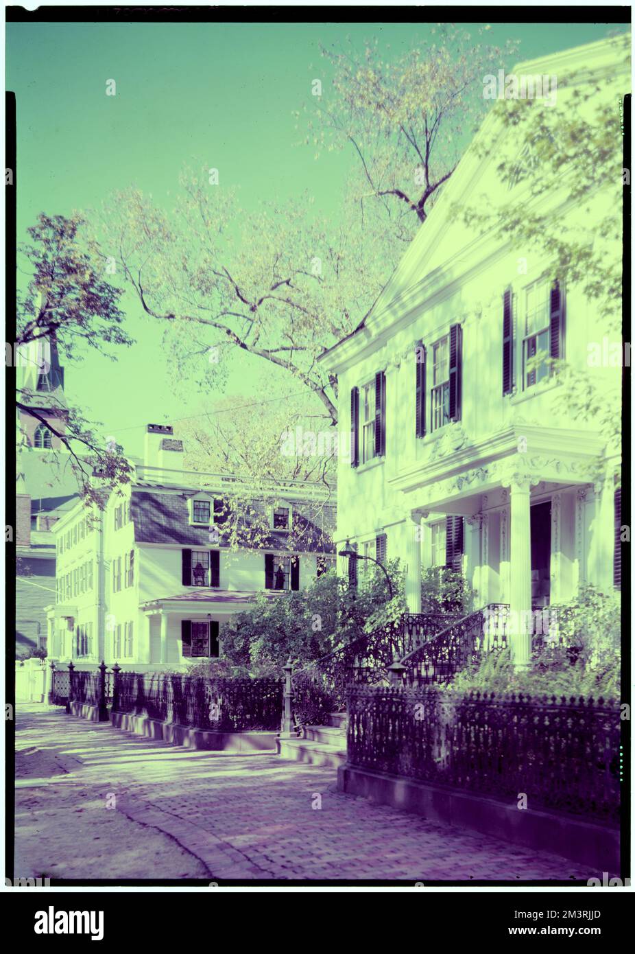 Salem, Assembly House, autumn , Architecture, Dwellings, Sidewalks ...