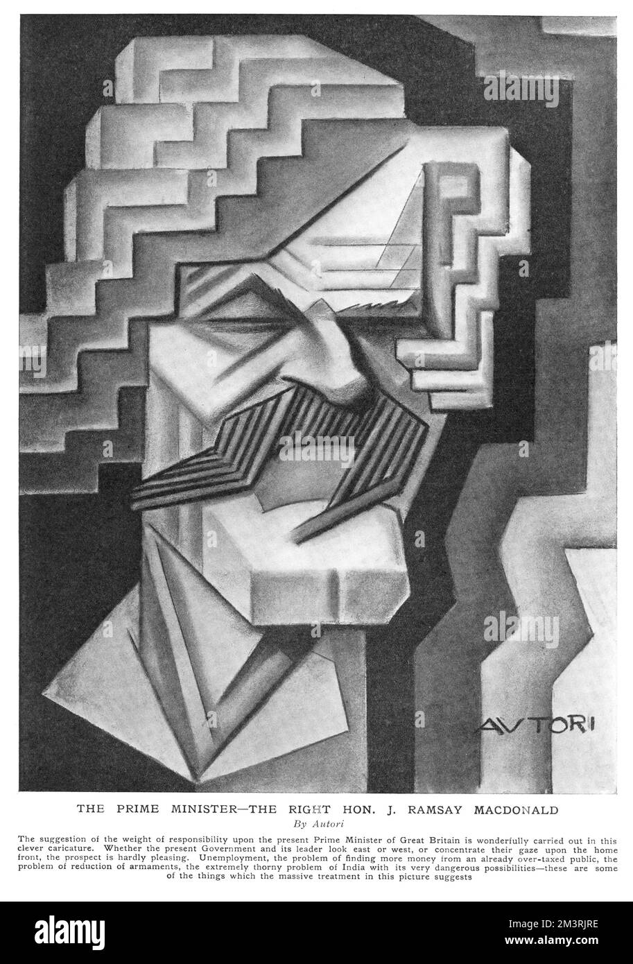 (James) Ramsay MacDonald, the Scottish Labour Statesman pictured in ...